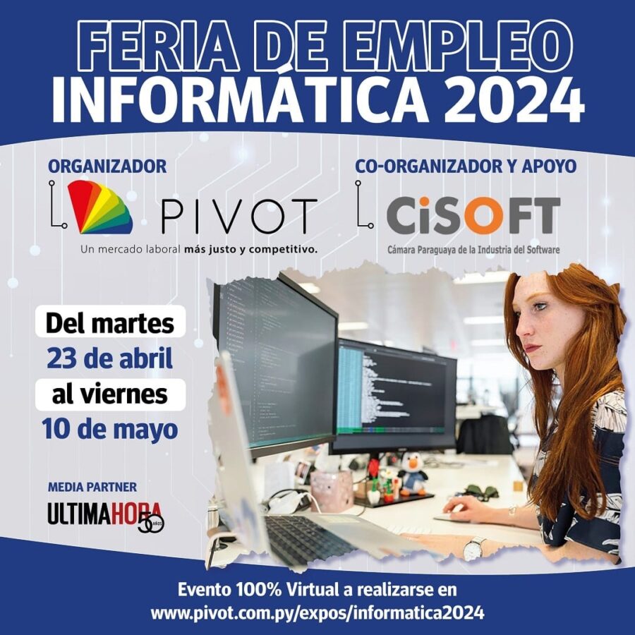 Feria Virtual de Empleo en Informática llega a su 2da. edición