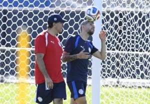 Julio Enciso realizó trabajos con balón y mostró una evolución ...